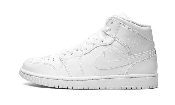 Triple white jordan 1 store